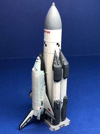 1:400 Soviet Energia Buran (3D print) - collectSPACE: Messages
