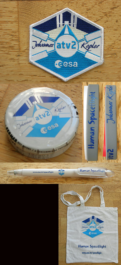 ESA's ATV-2 "Johannes Kepler" insignia - collectSPACE: Messages