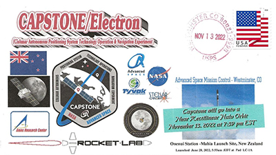 CAPSTONE launch and moon mission covers - collectSPACE: Messages