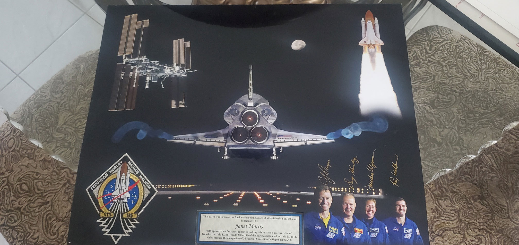 FS: Shuttle final flight STS-135 memento - collectSPACE: Messages