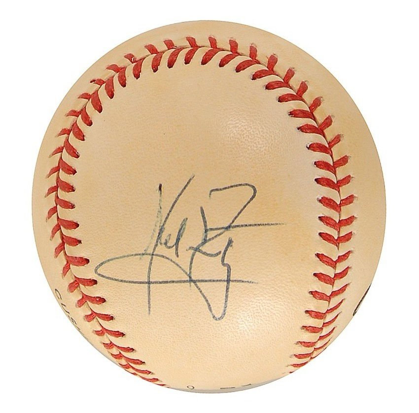 FS: Neil Armstrong signed Rawlings baseball (1995) - collectSPACE: Messages
