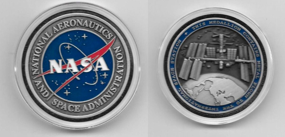Manned (Space) Flight Awareness medallions - collectSPACE: Messages