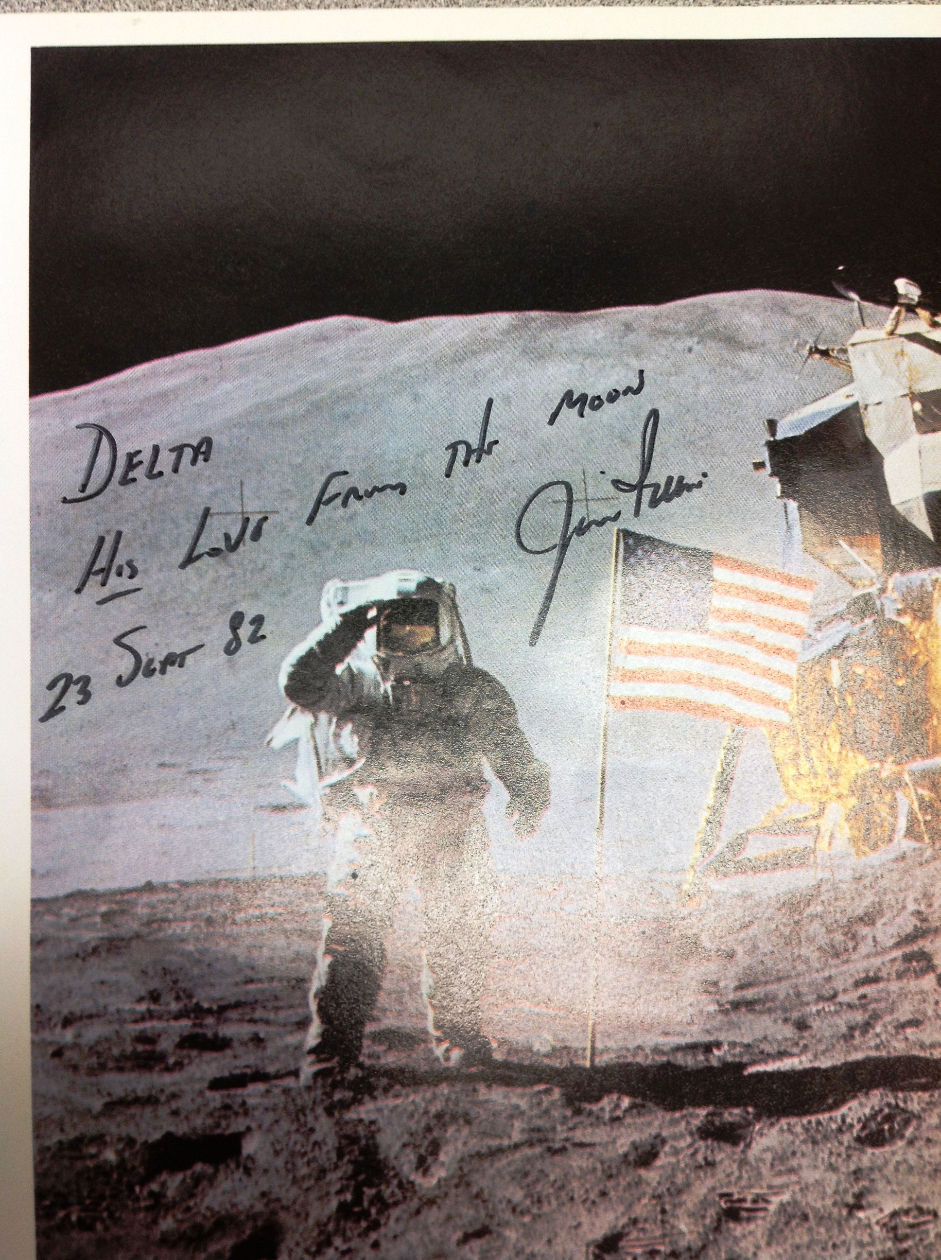 Authenticity of signed Jim Irwin salute litho - collectSPACE: Messages