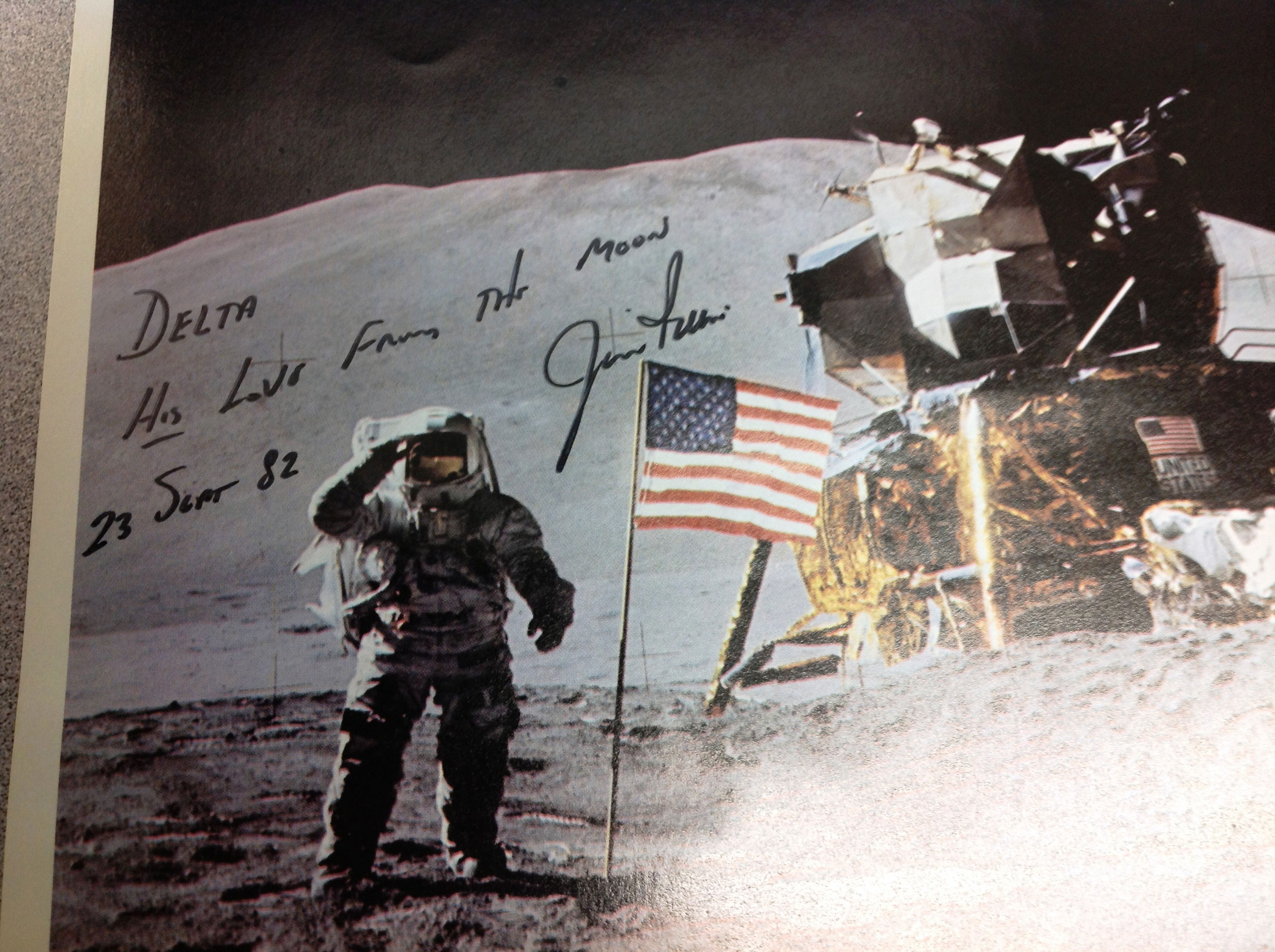 Authenticity of signed Jim Irwin salute litho - collectSPACE: Messages
