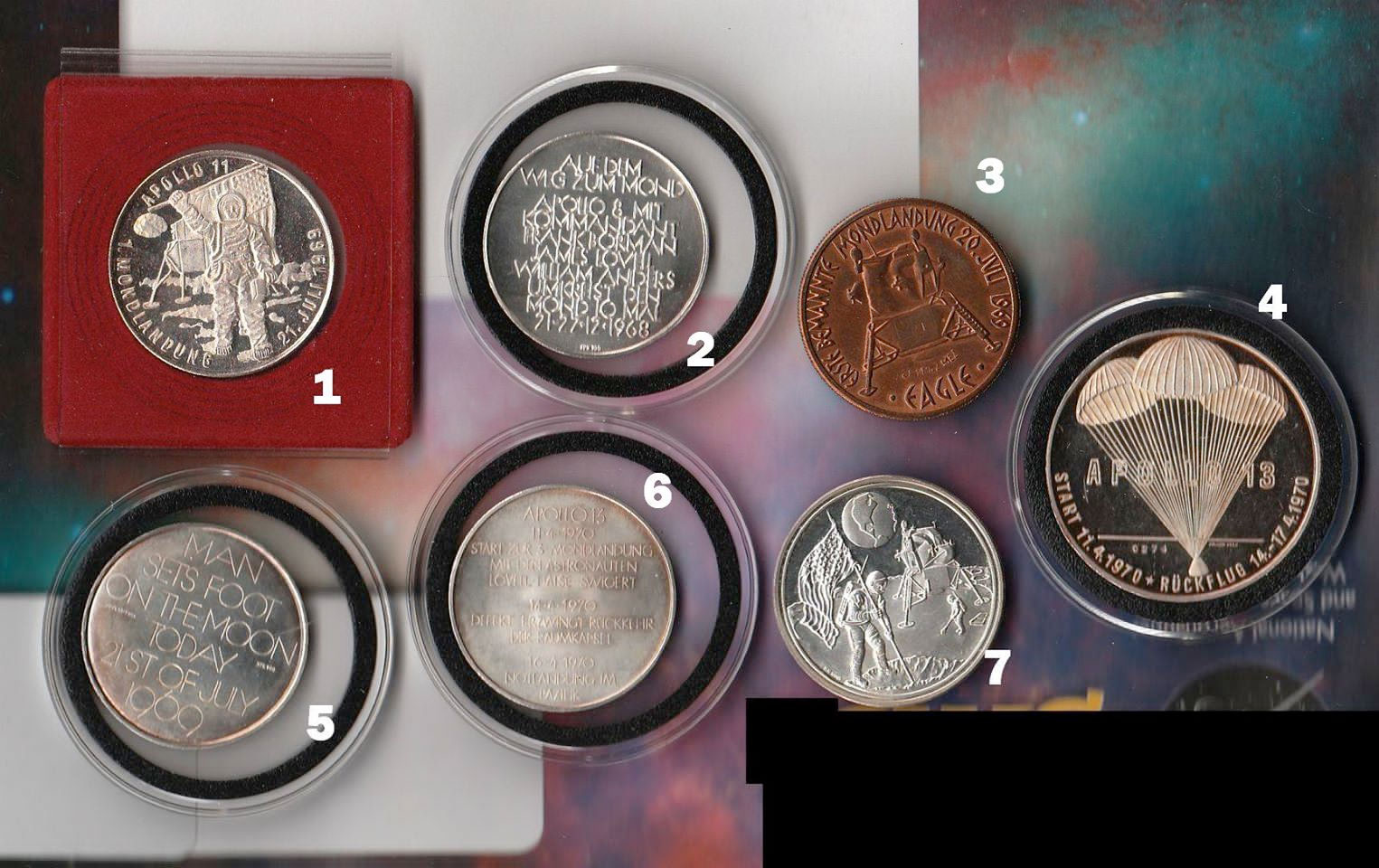 Unknown Apollo silver and bronze medals - collectSPACE: Messages