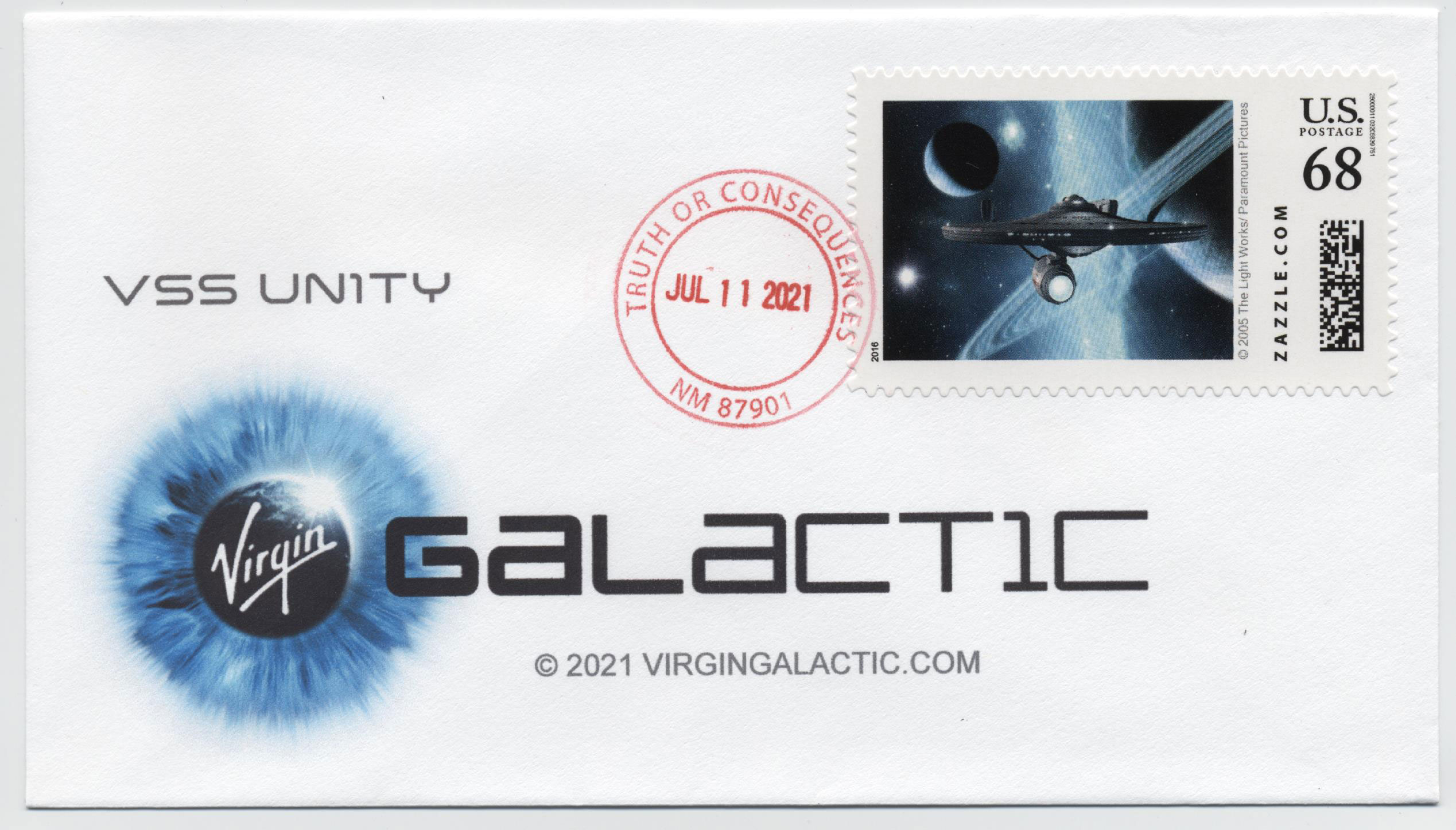 Virgin Galactic SpaceShipTwo flight covers - collectSPACE: Messages