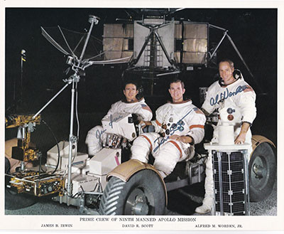 FS: Apollo 15 crew signed litho - collectSPACE: Messages