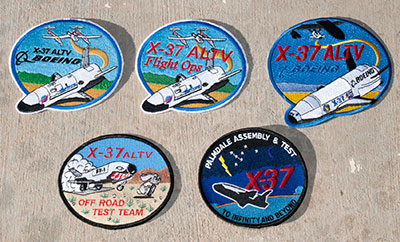 WTB: Boeing X-37 ATLV team and ops patches - collectSPACE: Messages