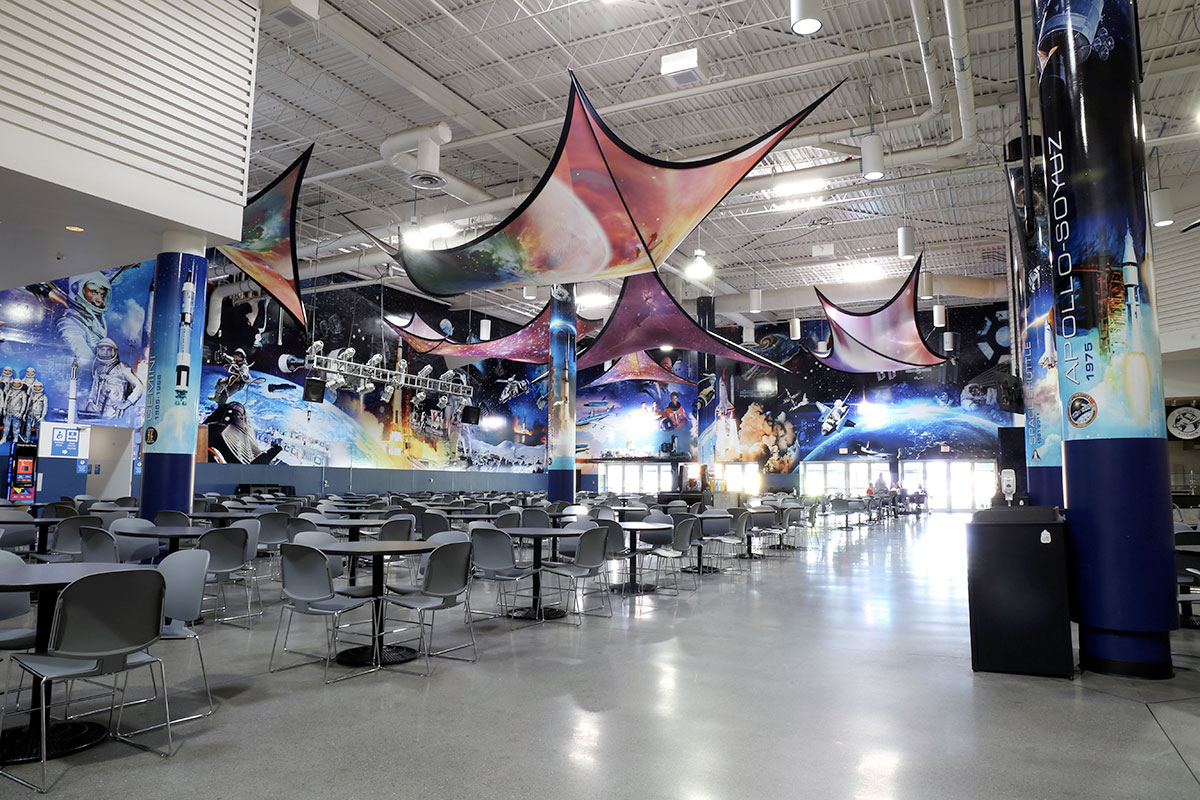 Space Center Houston: Zero-G Diner mural - collectSPACE: Messages