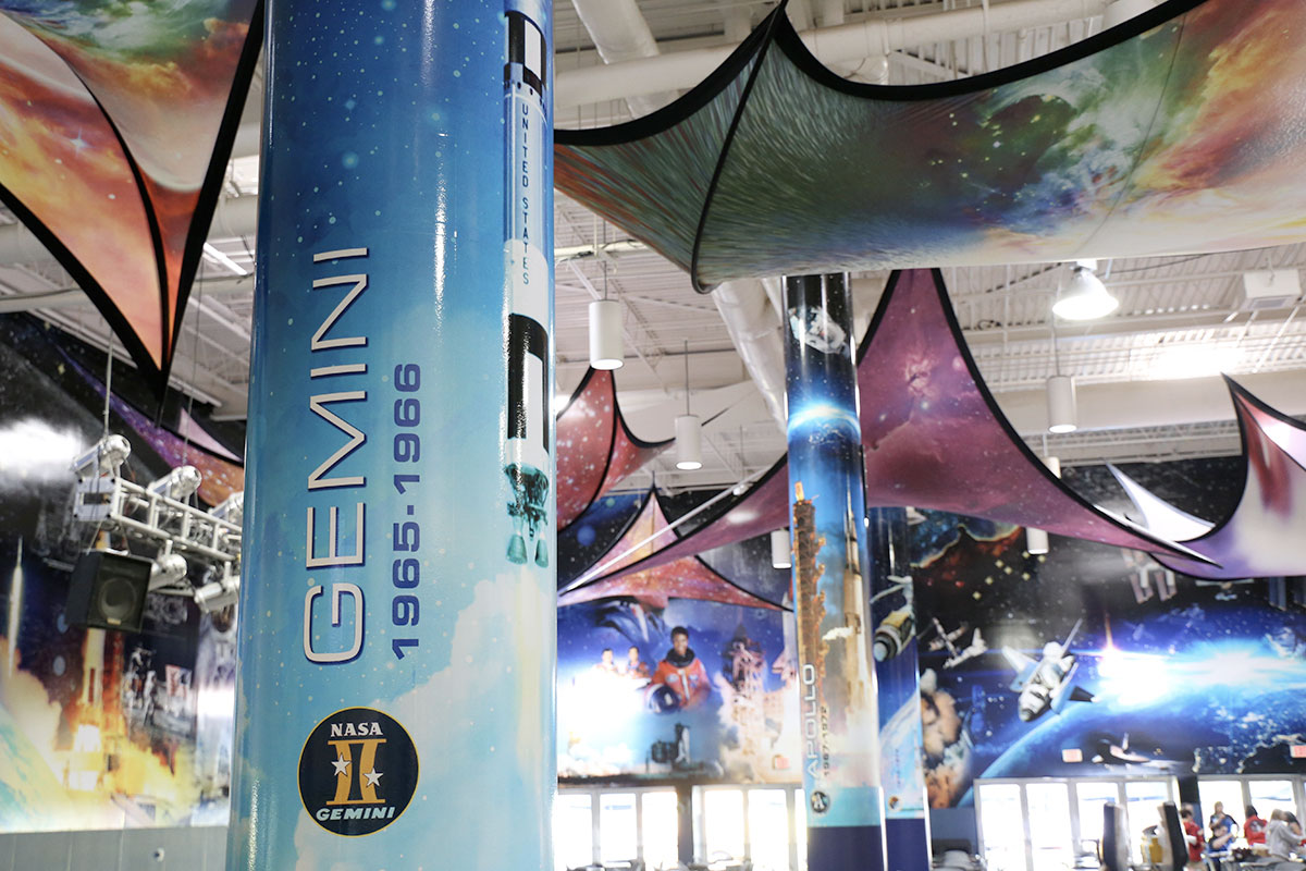 Nasa Houston Space Center Mural