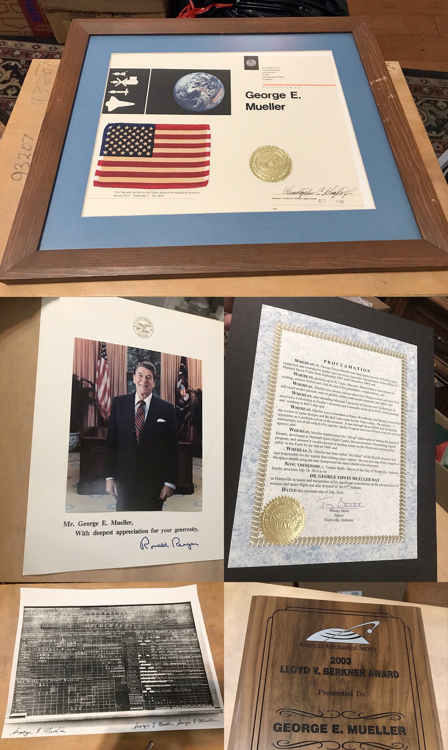 George E. Mueller collectibles on eBay - collectSPACE: Messages