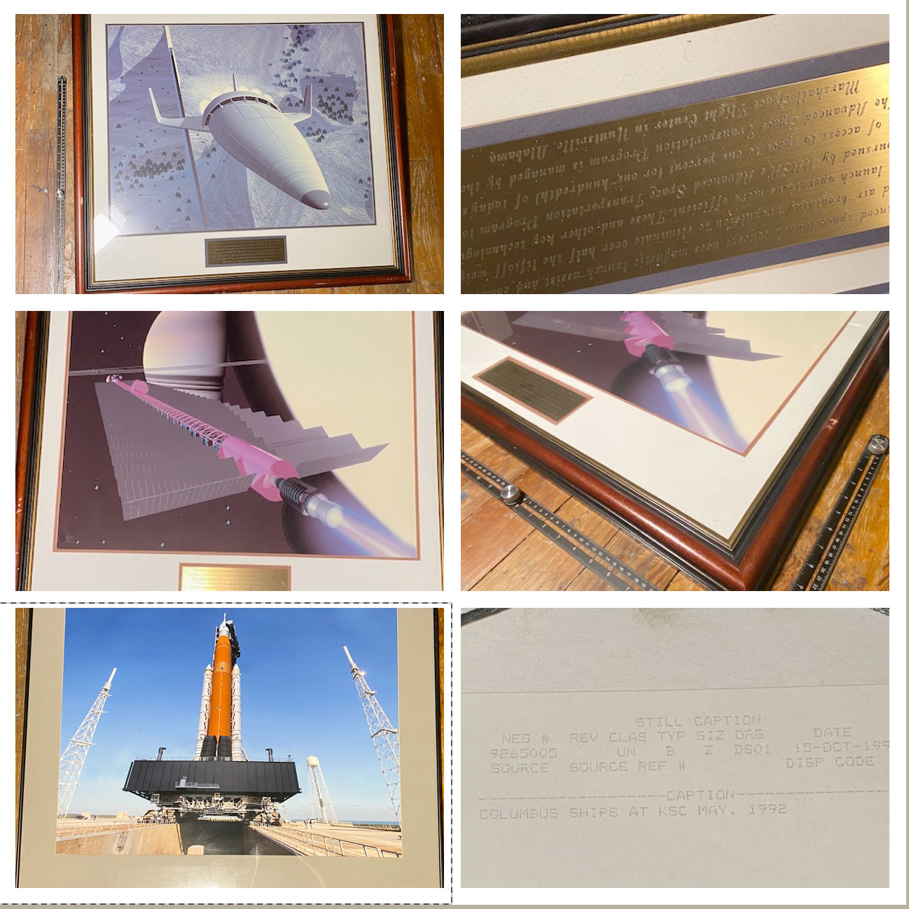 FS: NASA Marhsall large framed prints - collectSPACE: Messages