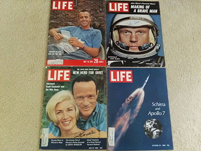 FS: Mercury astronaut-signed LIFE magazines - collectSPACE: Messages