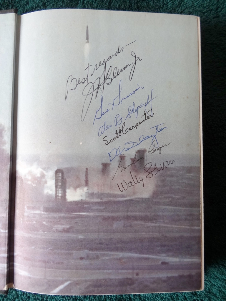 FS: We Seven book signed by all 7 - collectSPACE: Messages