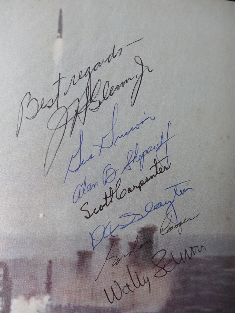 FS: We Seven book signed by all 7 - collectSPACE: Messages