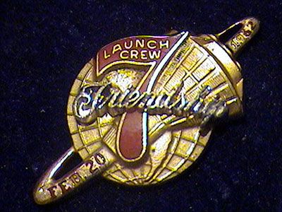 Friendship 7 ground crew gold pin value? - collectSPACE: Messages