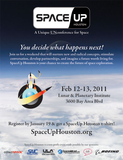 2/12-13: SpaceUp Houston unconference - collectSPACE: Messages