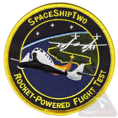 Virgin Galactic SpaceShipTwo flight patches - collectSPACE: Messages