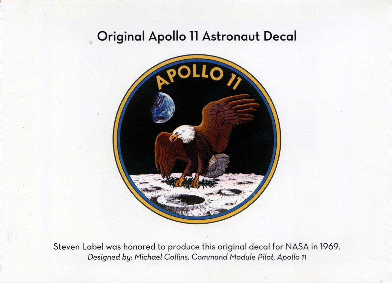 Steven Label: NASA Apollo 11 emblem decals - collectSPACE: Messages