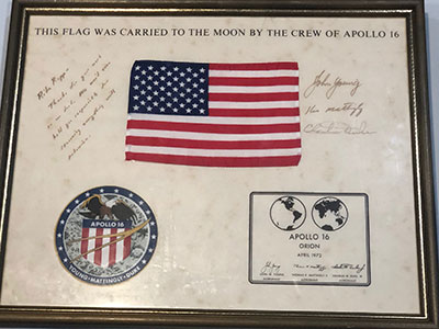 Flown flags from the Rita Rapp collection - collectSPACE: Messages