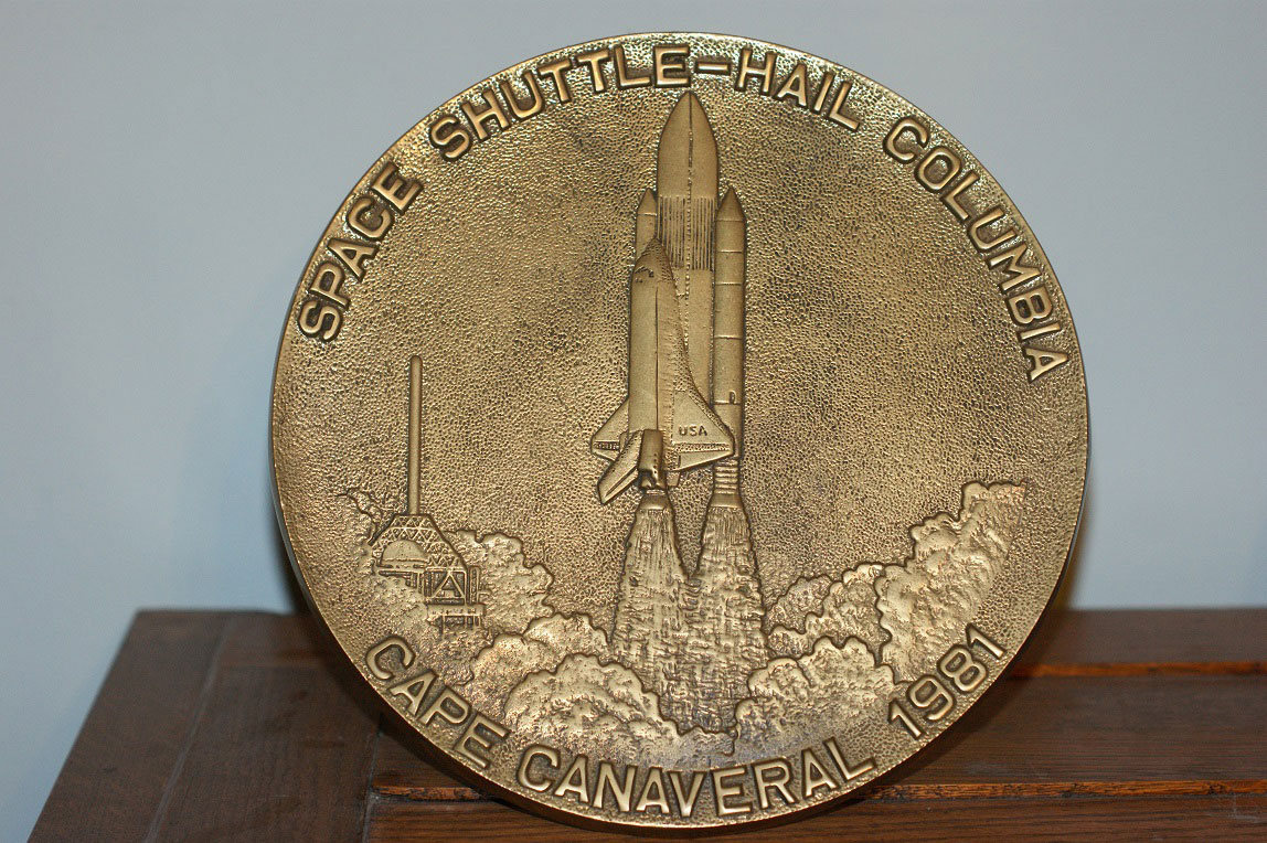 Value of 1981 The Brass Barn shuttle plates? - collectSPACE: Messages