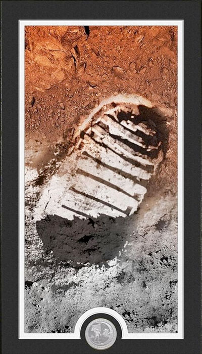 FS: Moon to Mars bootprint with coin - collectSPACE: Messages