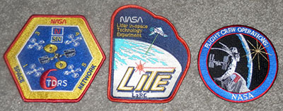 FS: Flight Crew Ops, TDRS and Lidar patches - collectSPACE: Messages