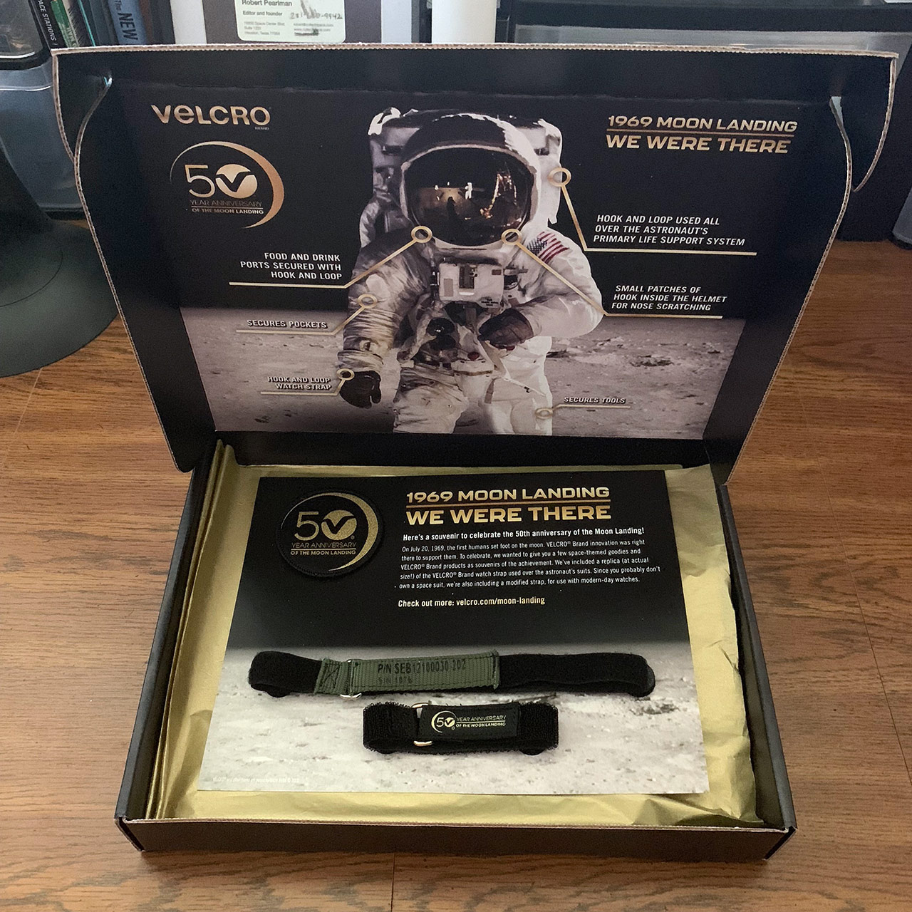 Velcro 'Walking on the Moon' (Apollo 50th) - collectSPACE: Messages